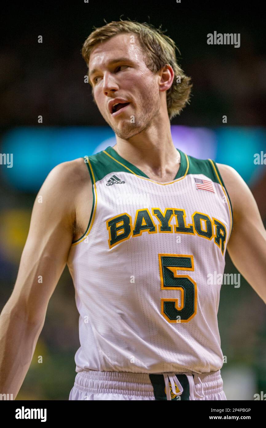 Baylor Bears guard Brady Heslip (5) in action.in an NCAA mens ...