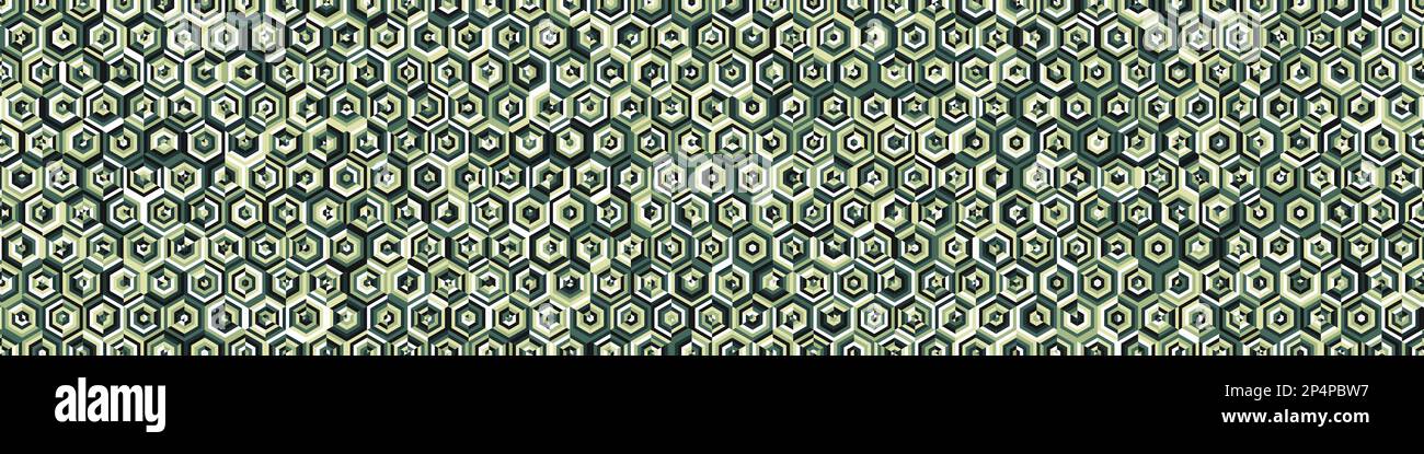 Hexagonal Maze generative pattern illustration Stock Vector Image & Art ...