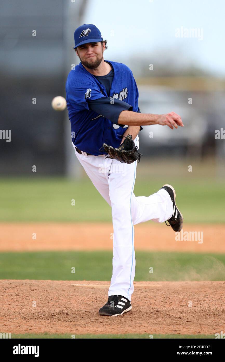 March 22, 2010: Pitcher Jim Ed Warden (31) of the Long Island Storm ...