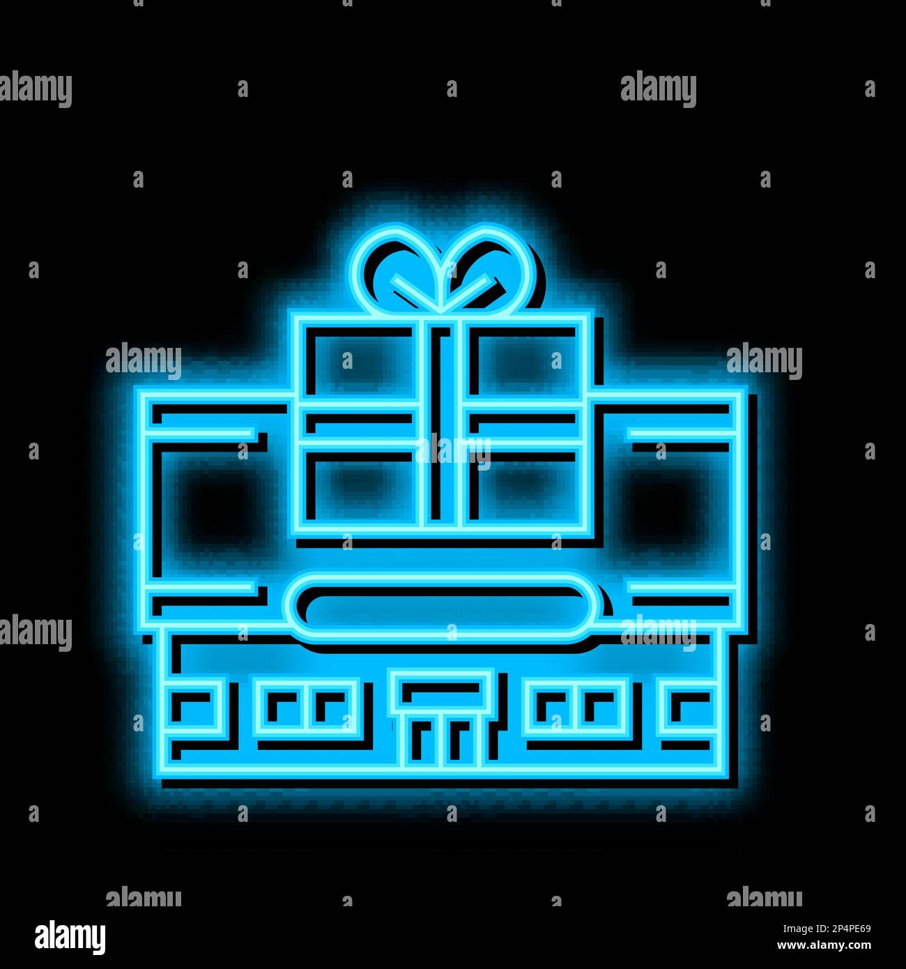 toy shop neon glow icon illustration Stock Vector Image & Art - Alamy