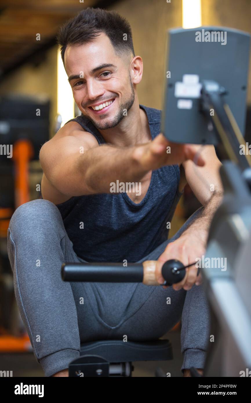 portrait of an athlete during training Stock Photo - Alamy