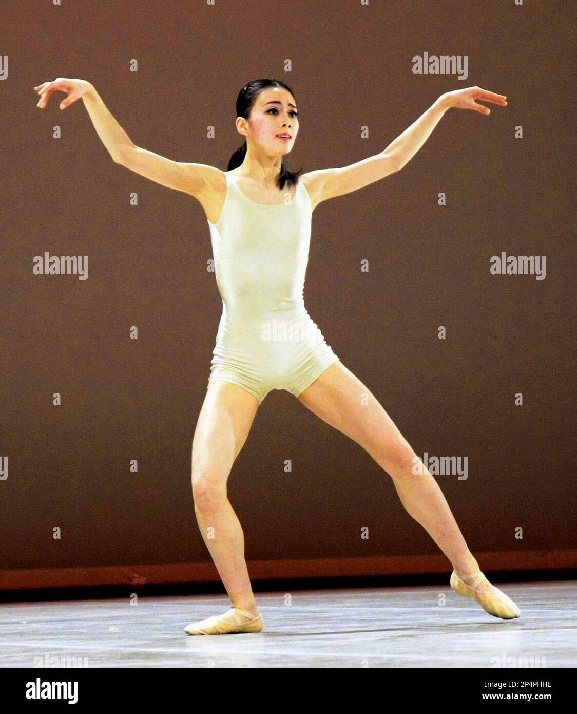 Japanese 15-year-old Sae Maeda performs during her comtemporary ...