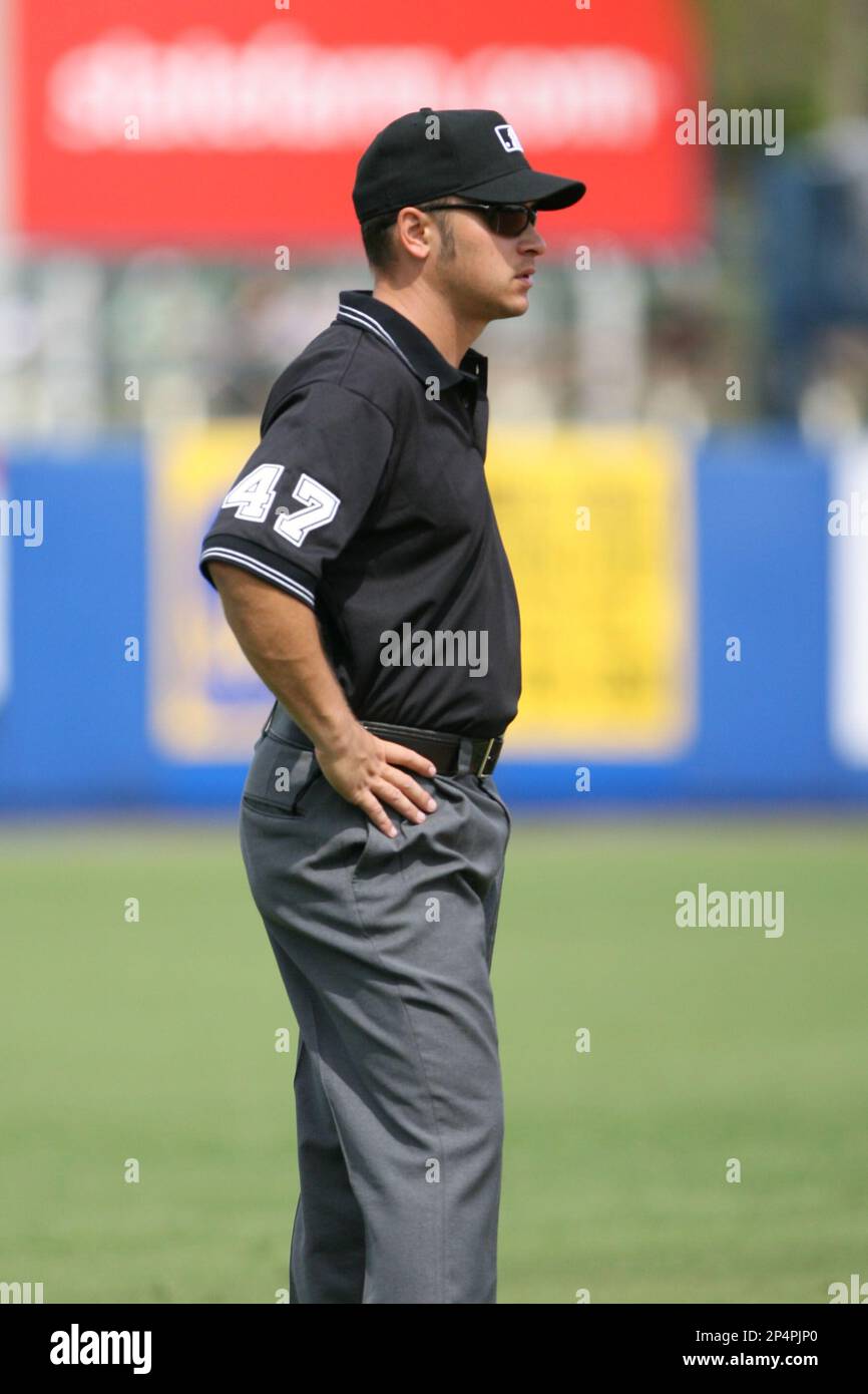 March 20th 2008: MLB Umpire Mark Wegner during a Spring Training game ...