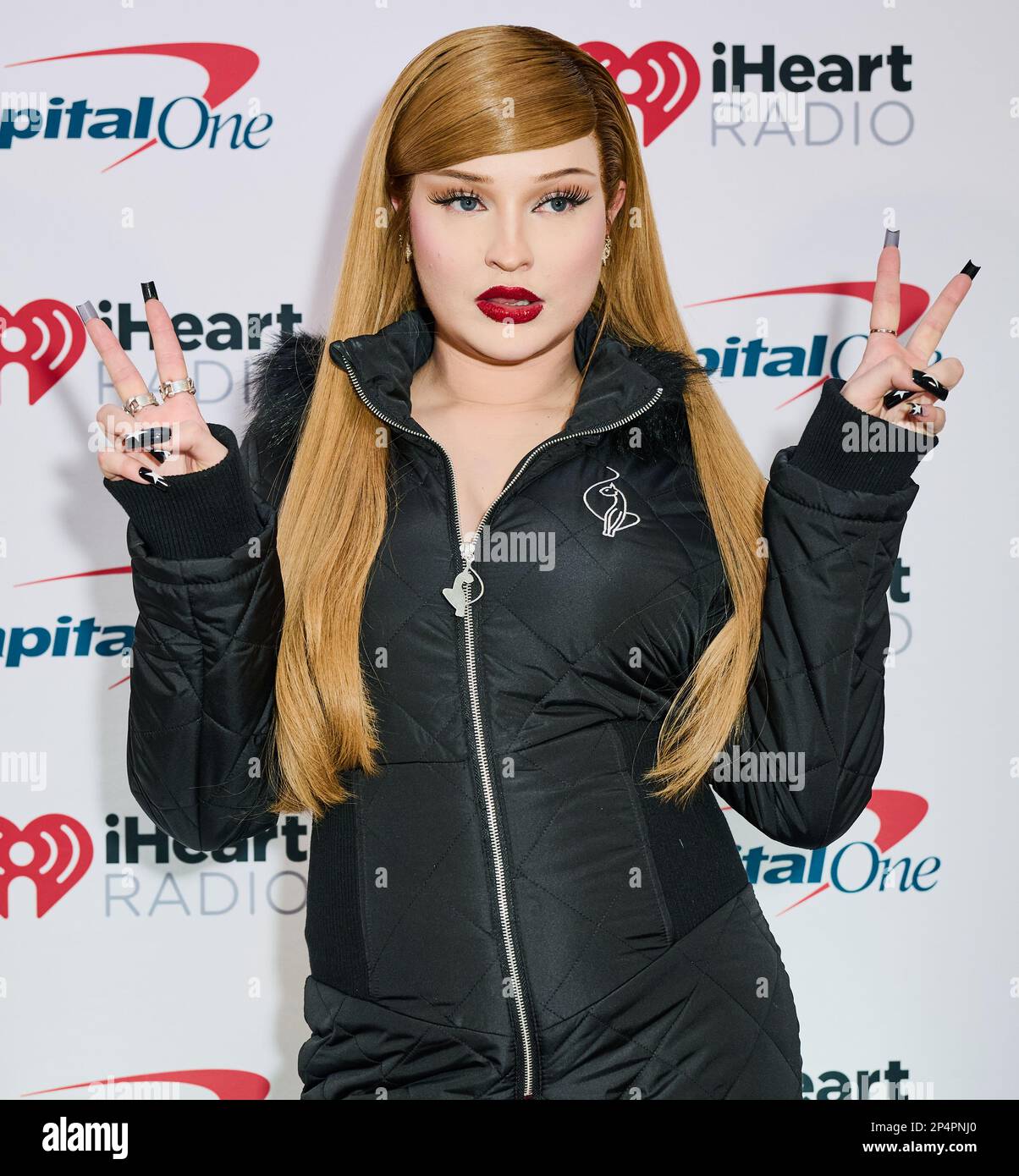 WASHINGTON, D.C., USA - DECEMBER 13, 2022: Kim Petras poses at Hot 99.5's iHeartRadio Jingle ...