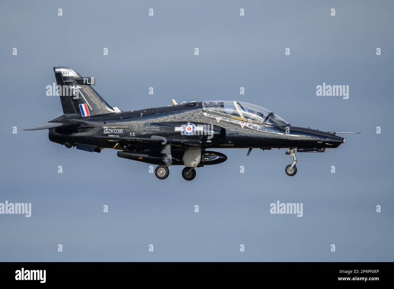 RAF Valley, Holyhead, Wales on March 2 2023. Royal Air Force Hawk ...