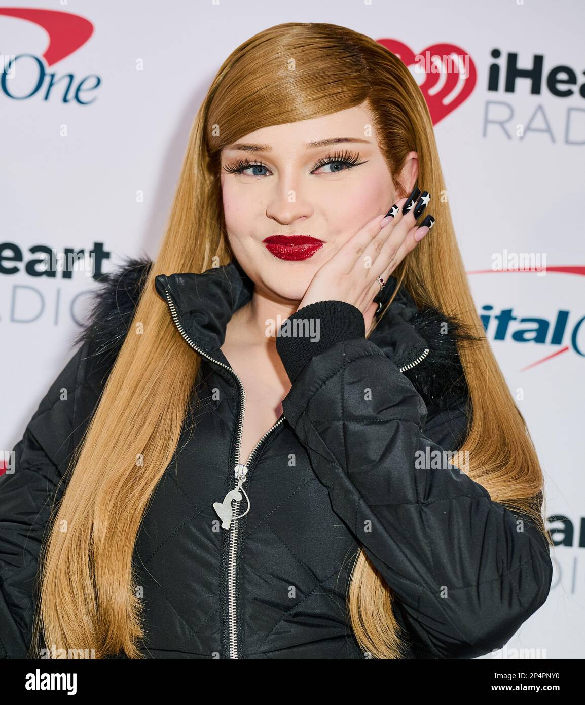 WASHINGTON, D.C., USA - DECEMBER 13, 2022: Kim Petras poses at Hot 99.5's iHeartRadio Jingle ...