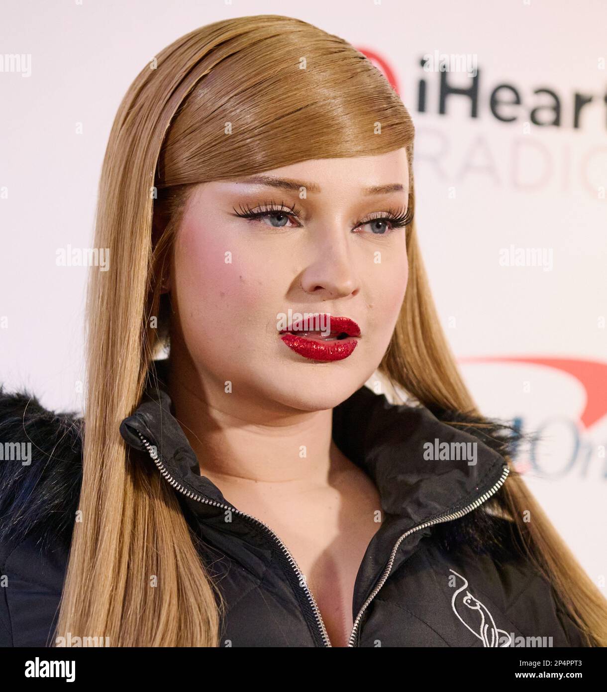 WASHINGTON, D.C., USA - DECEMBER 13, 2022: Kim Petras poses at Hot 99.5's iHeartRadio Jingle ...