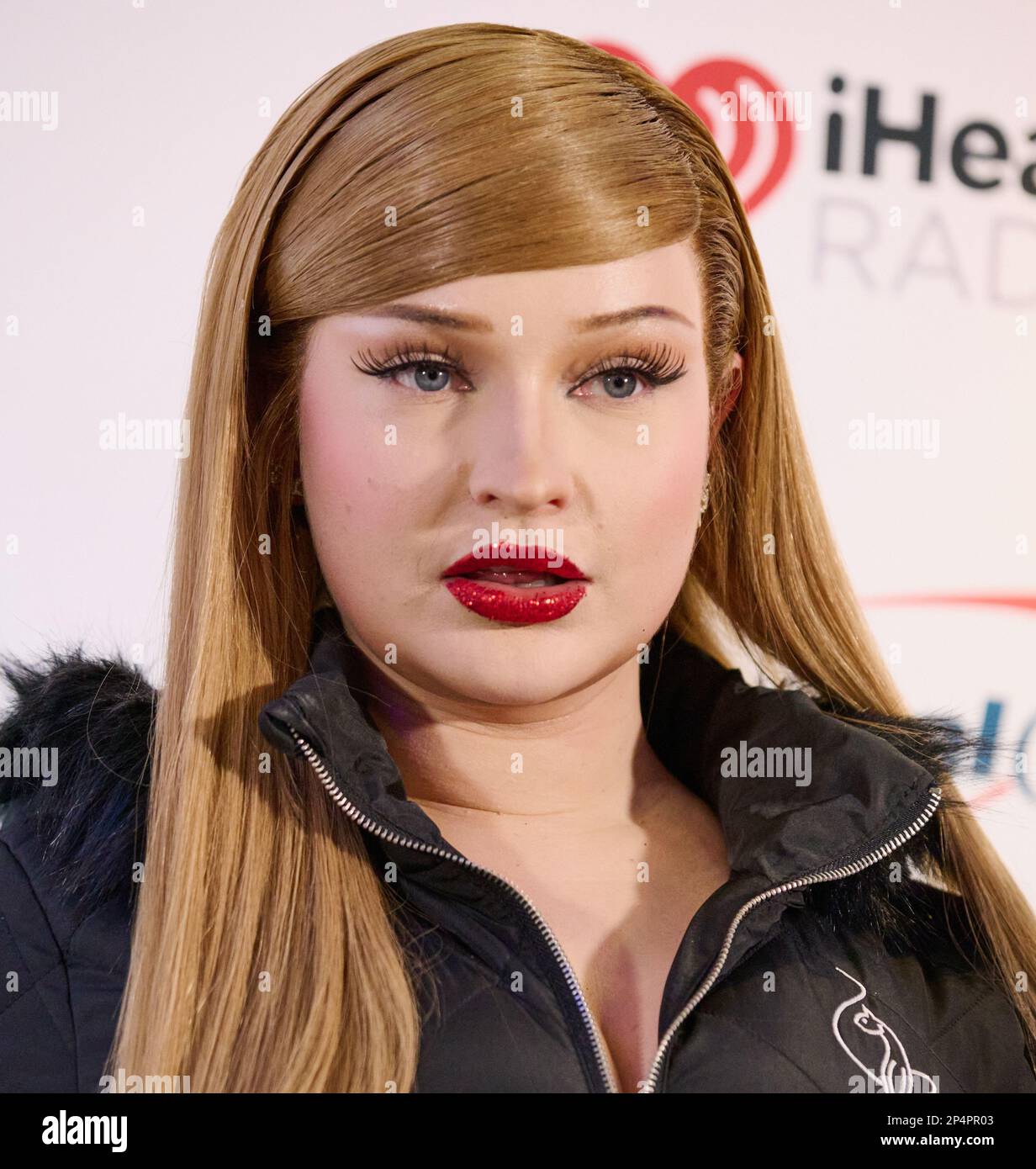 WASHINGTON, D.C., USA - DECEMBER 13, 2022: Kim Petras poses at Hot 99.5's iHeartRadio Jingle ...