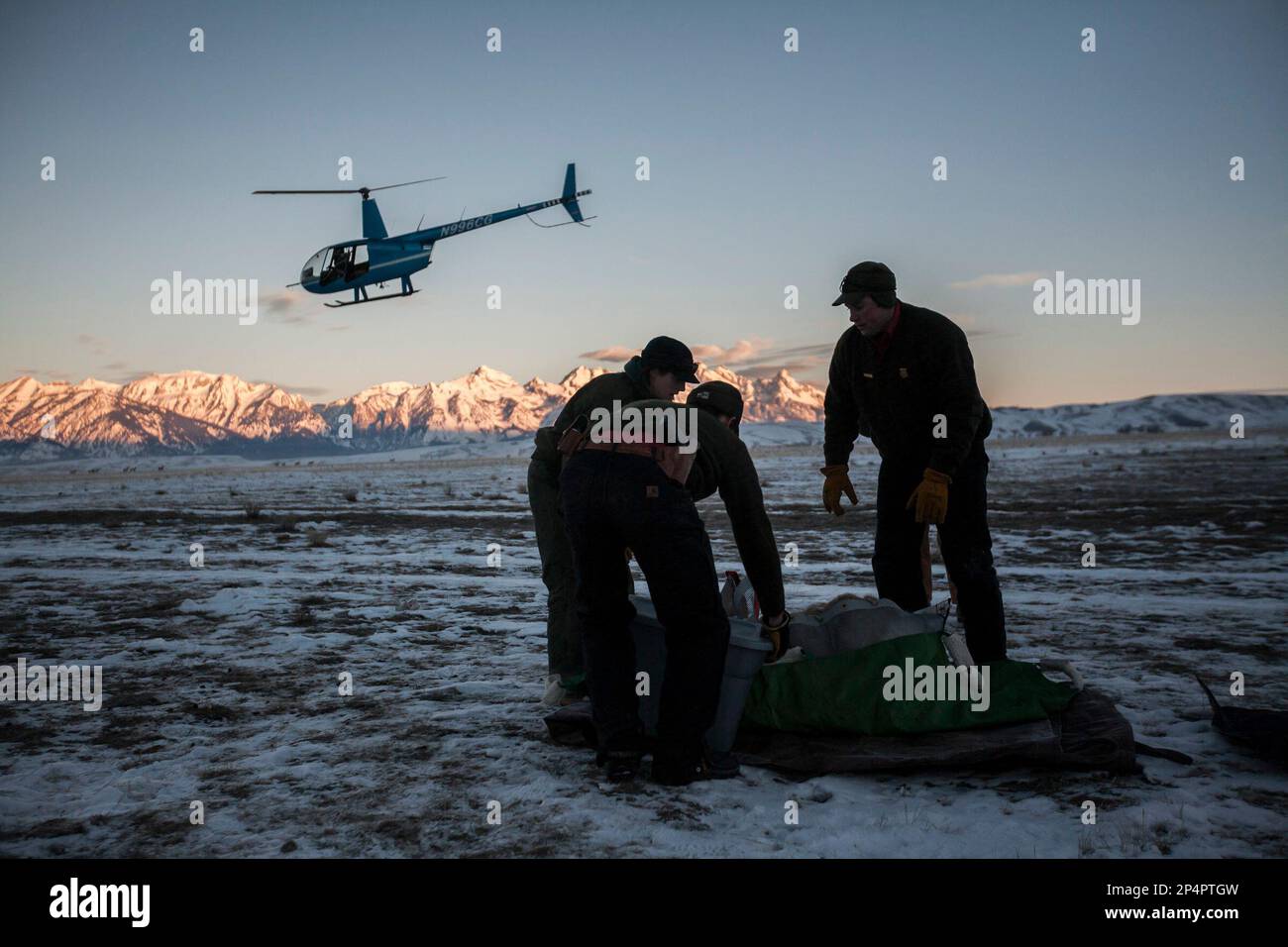 Habitat Biologist Aly Courtemanch and Game Wardens Rob Hipp and Kyle ...