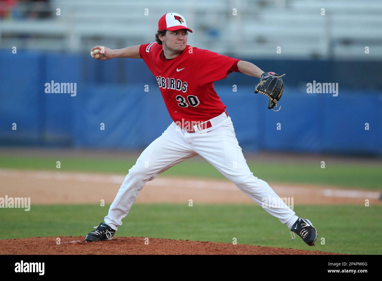 Illinois State Redbirds pitcher Corey Maines #30 during a game against ...