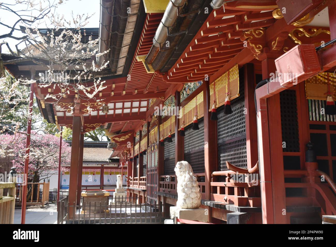 Dazaifu Tenmagu shrine ancient Buddhist temple of wisdom in japan Stock ...