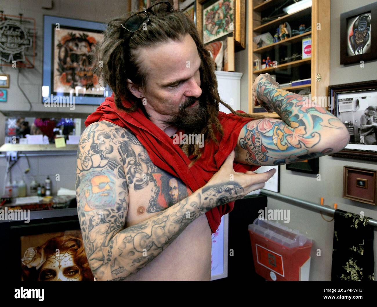North Pole Tattoos The Tattooed Stylist Hair Tinsel