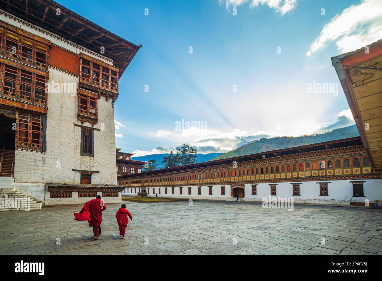 Inside the Trashi Chhoe Dzong in Thimphu, Bhutan Stock Photo - Alamy