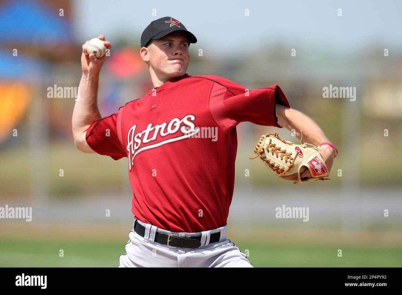 March 22, 2010: Pitcher James McDonald of the Houston Astros ...
