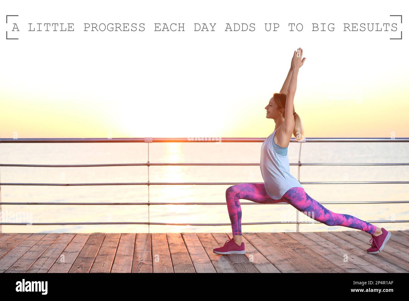 A Little Progress Each Day Adds Up To Big Results. Inspirational quote ...