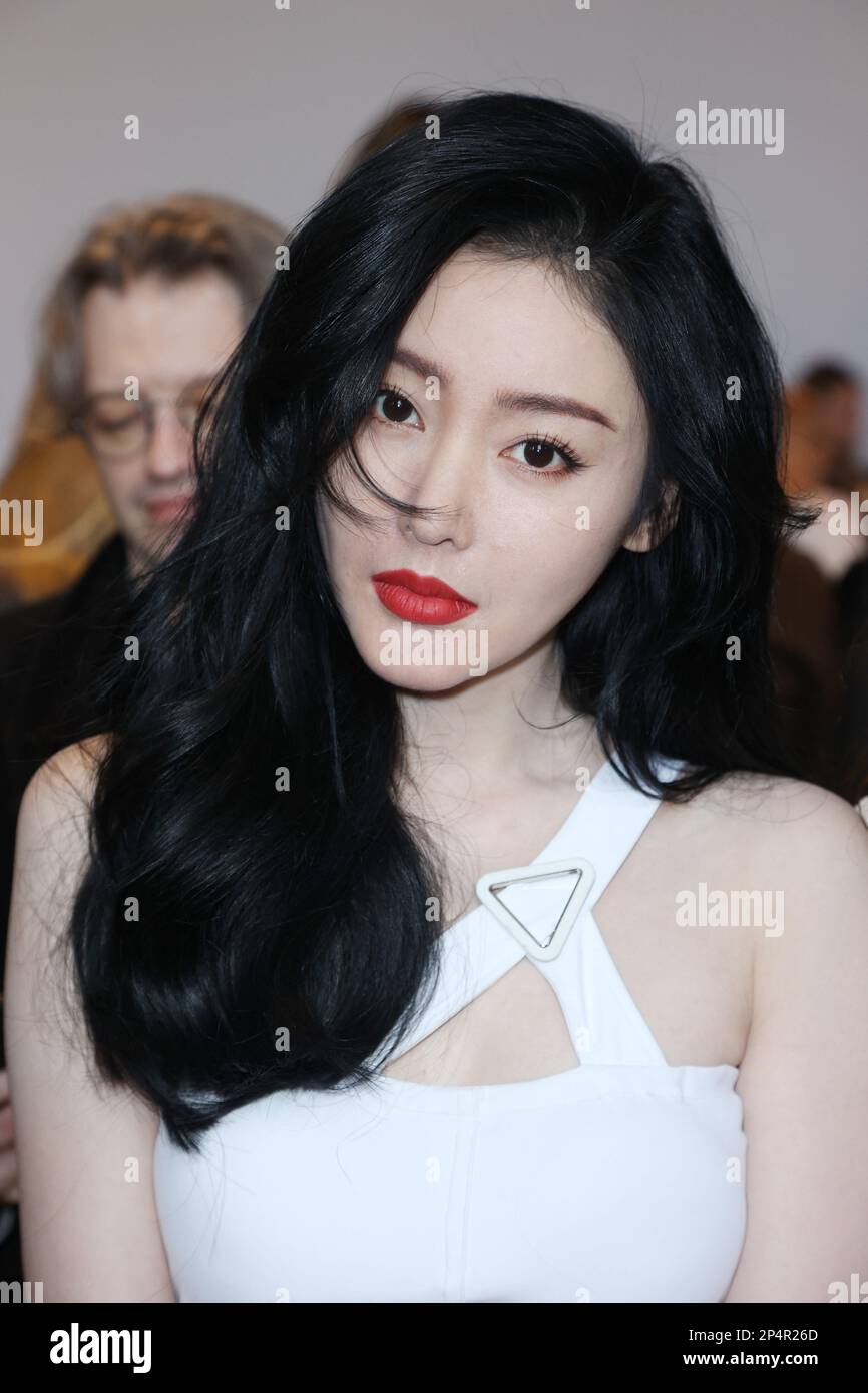 Paris, France. 06th Mar, 2023. Crystal Zhang attends the Shiatzy Chen ...