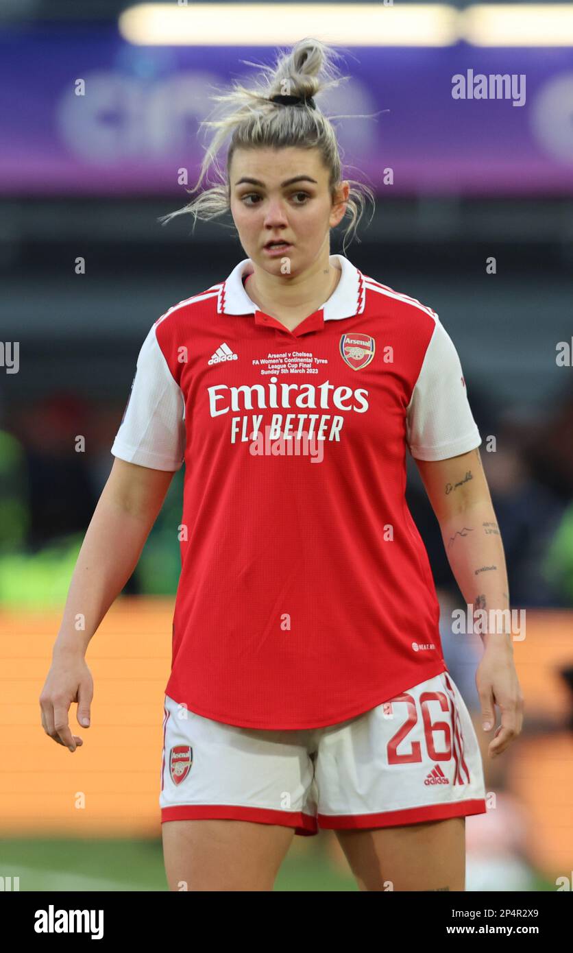 Laura Wienroither of Arsenal during FA Women's Continental Tyres League ...