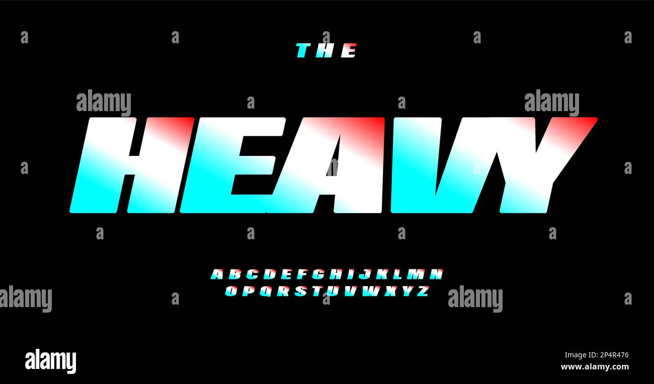 Heavy alphabet, fat font, bold sans serif italic letters, strong ...