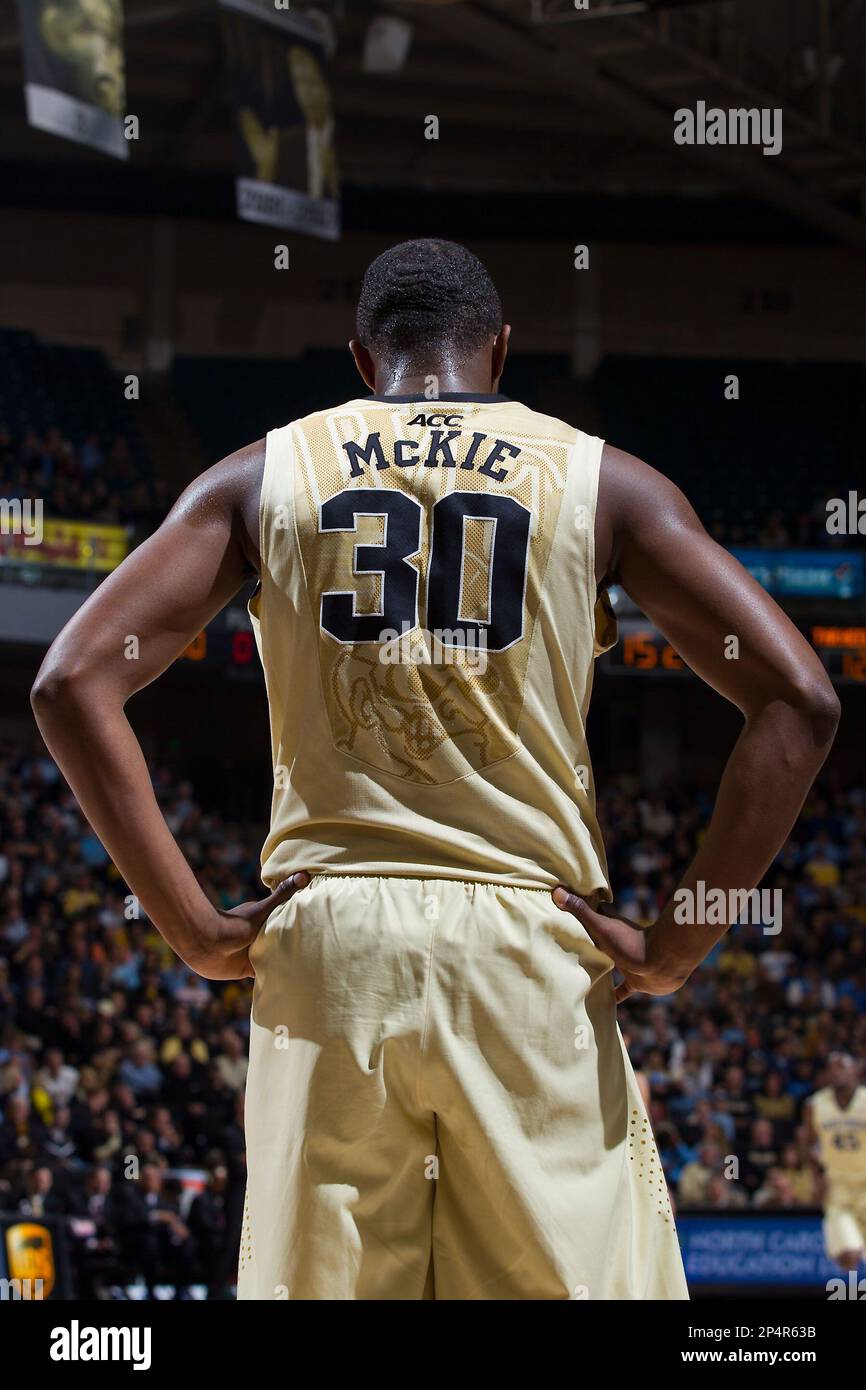 Travis McKie (30) of the Wake Forest Demon Deacons during first half ...