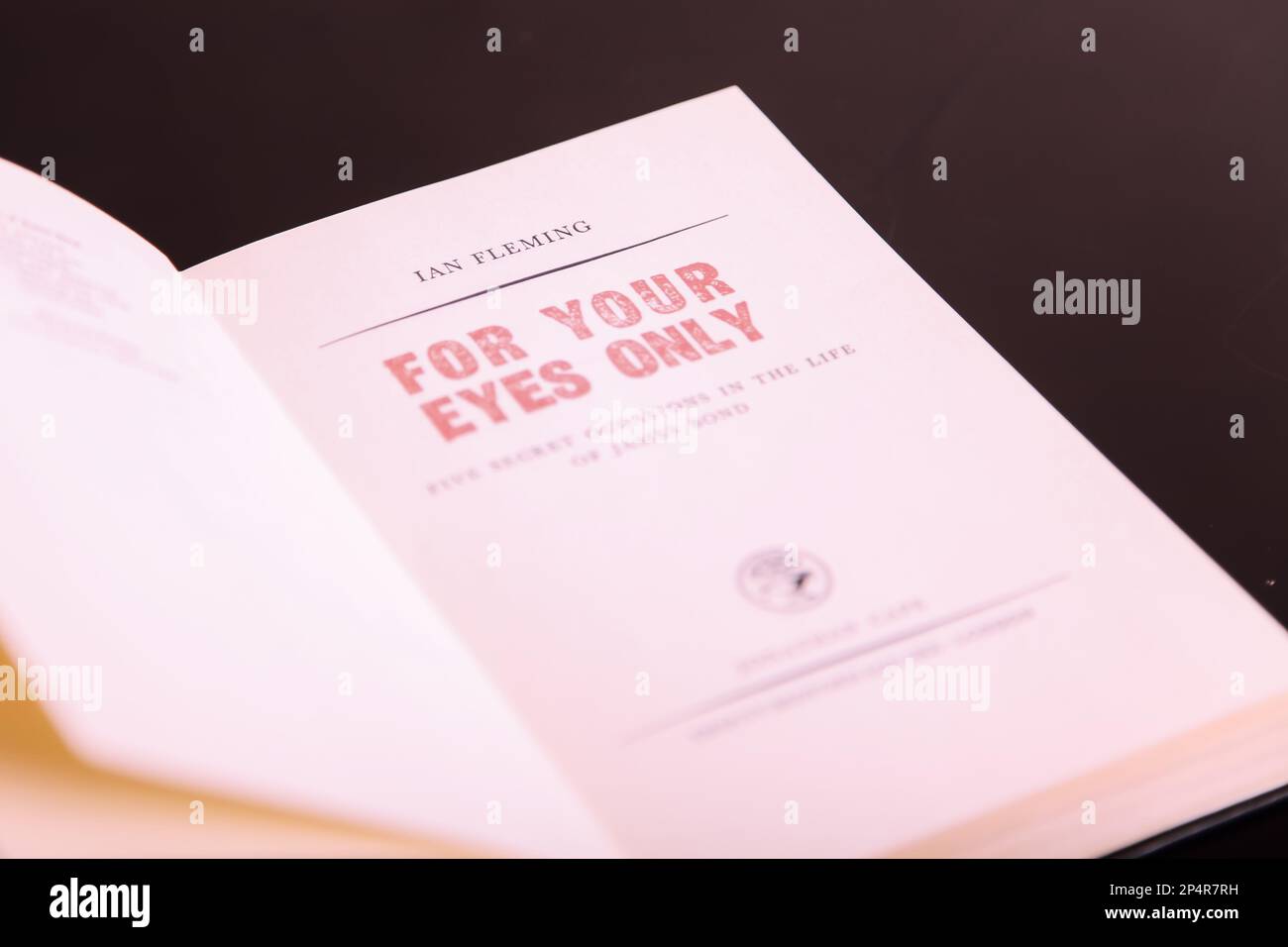 James Bond 007 book For Your Eyes Only, Five secret occasions in the ...