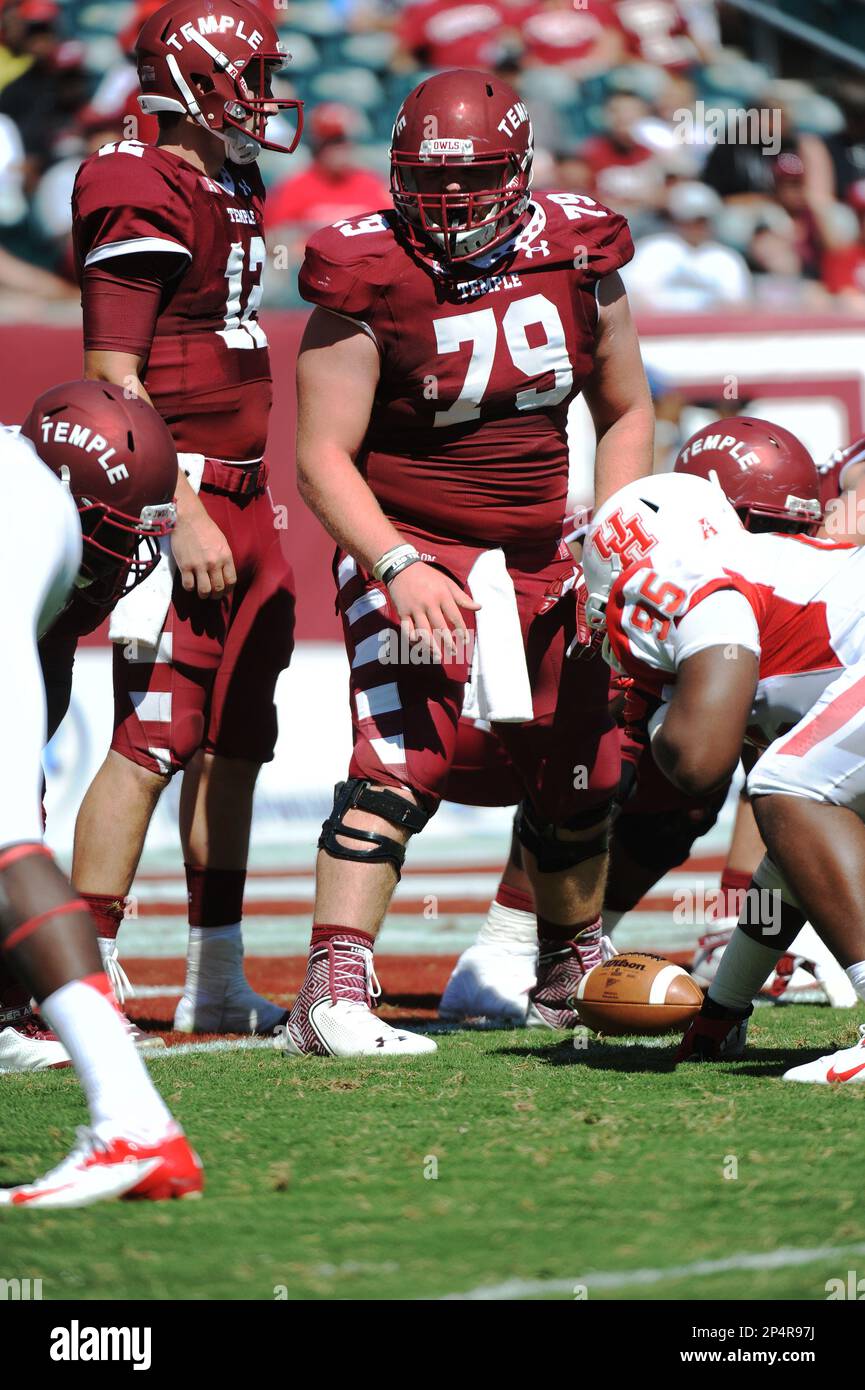 Temple University Owls offensive lineman Kyle Friend (79) during game ...