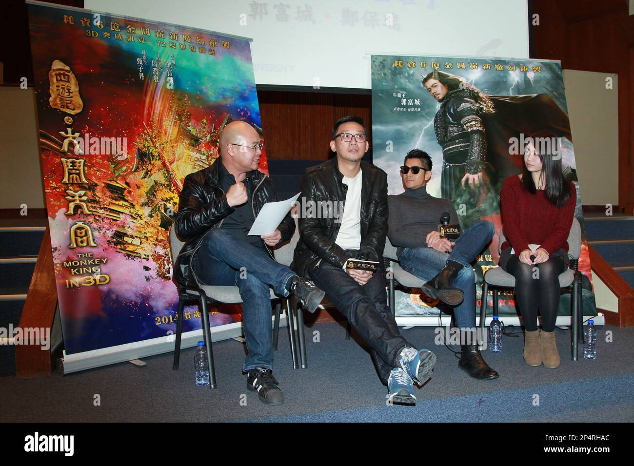 Actor Aaron Kwok and director Pou-Soi Cheang at panel of Chinese Film ...