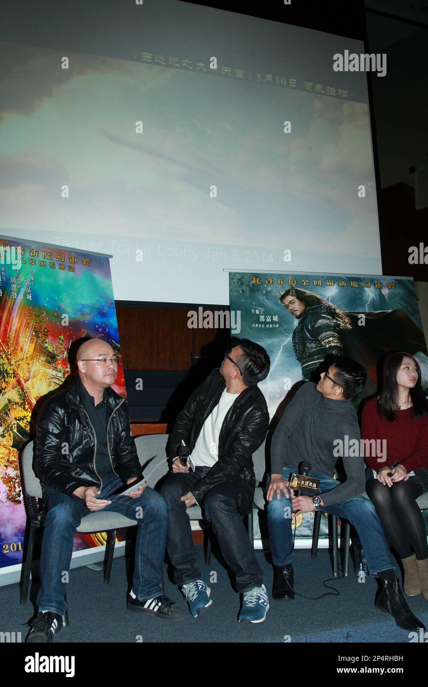 Actor Aaron Kwok and director Pou-Soi Cheang at panel of Chinese Film ...