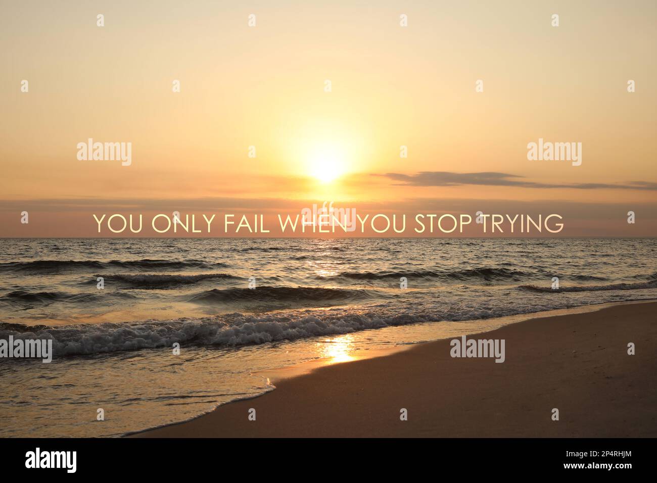 You Only Fail When You Stop Trying. Inspirational quote motivating not ...