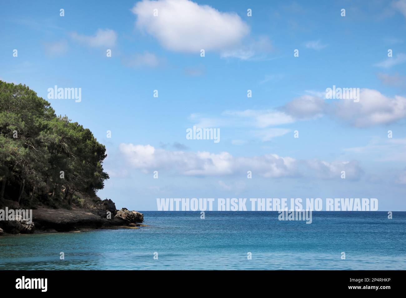 Without Risk There Is No Reward. Inspirational quote motivating to be ...