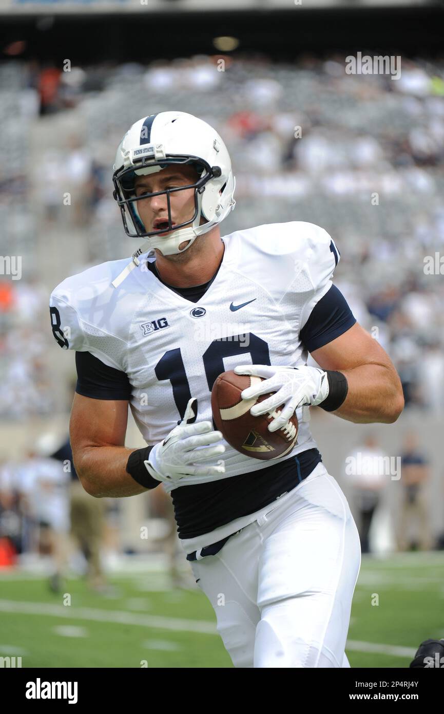 Penn State University Nitty Lions tightend Jesse James (18) during game ...