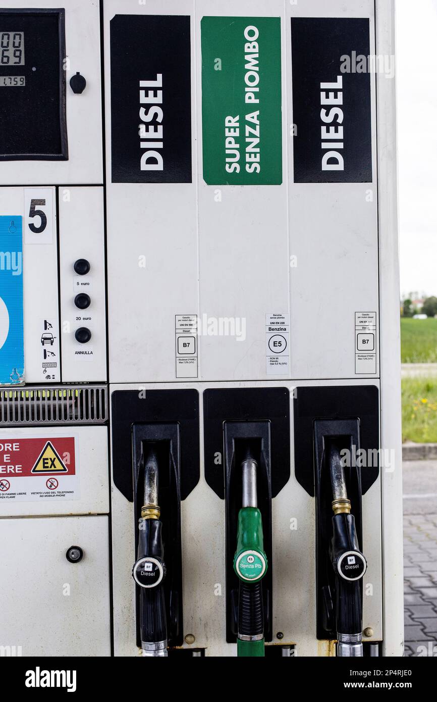 Diesel gas pump gun hi-res stock photography and images - Alamy