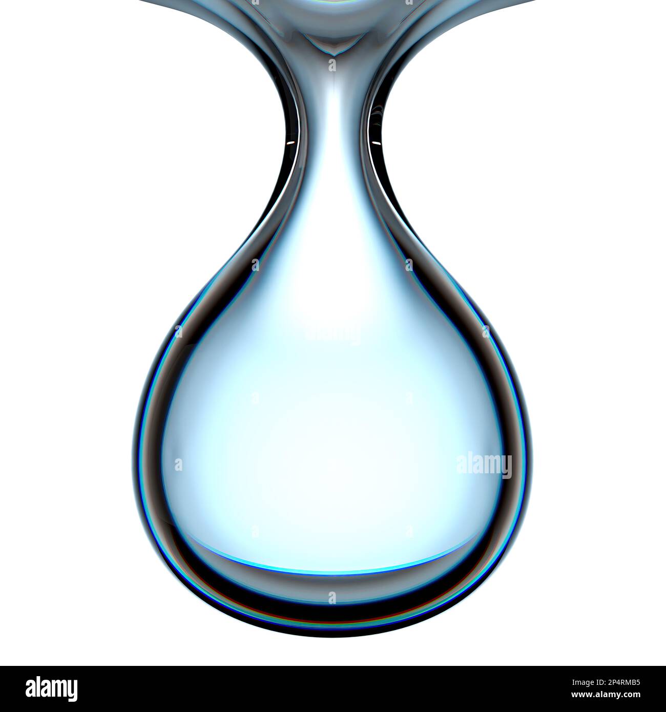 transparent light blue front view water drop dripping water fresh and ...