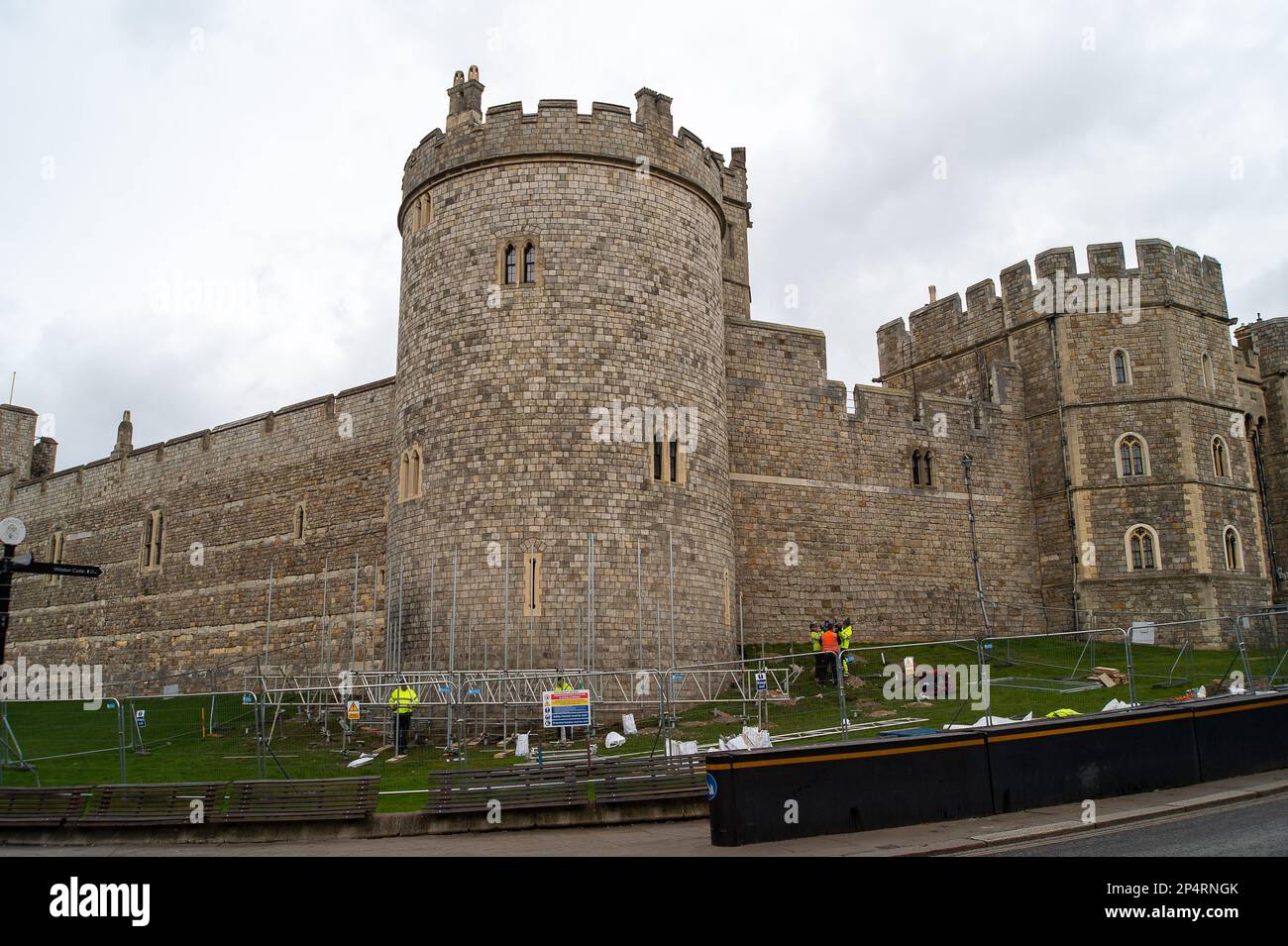 Windsor, Berkshire, UK. 6th March, 2023. The Royal Standard was flying ...