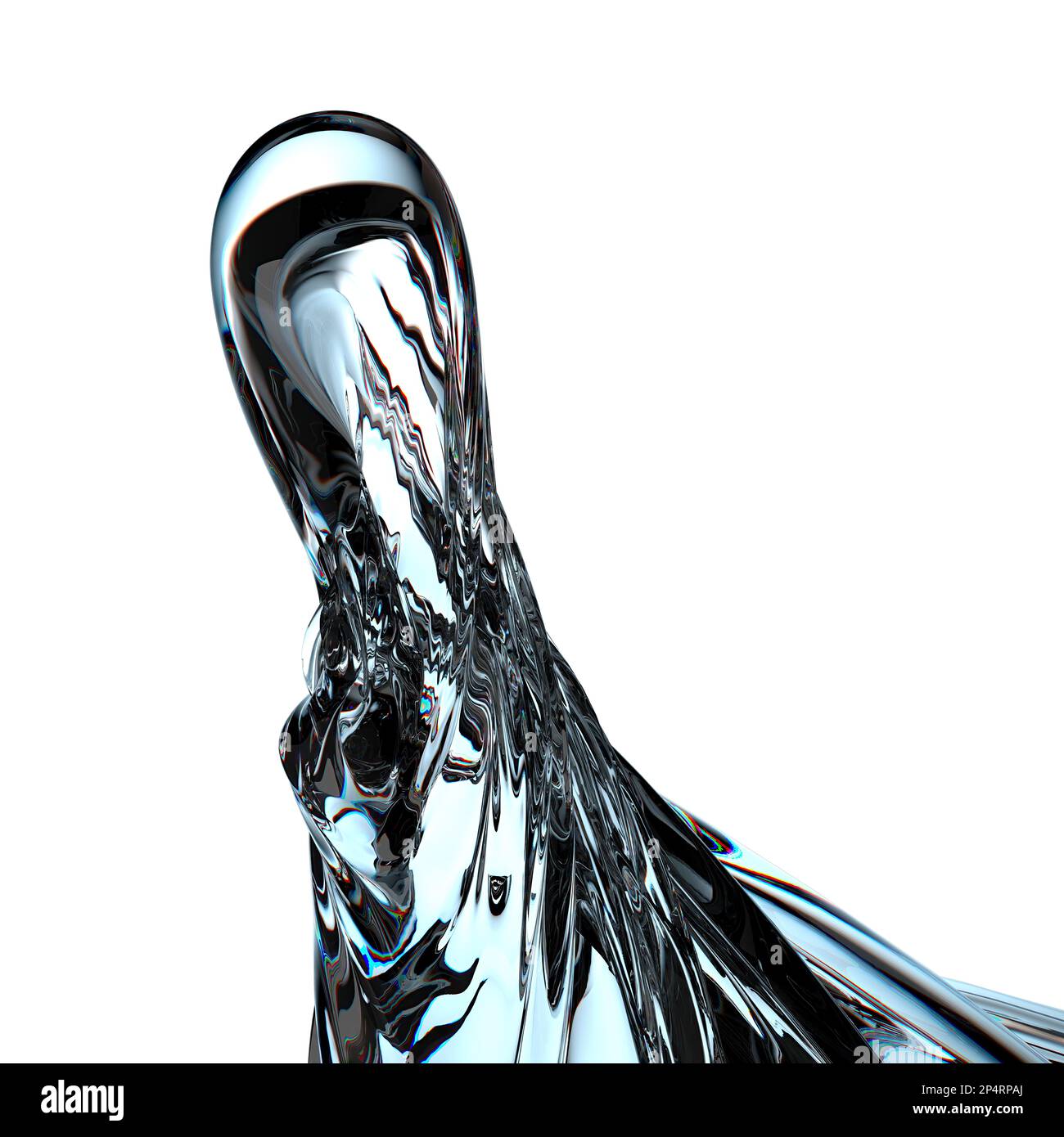 transparent rising water drop dripping water fresh and clean water ...