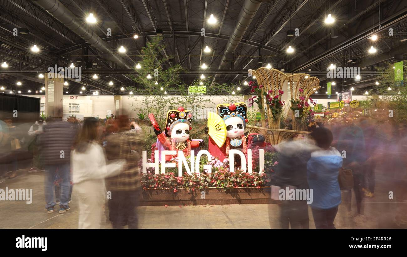 Philadelphia, USA. 4th Mar, 2023. People take photos of a pair of ...