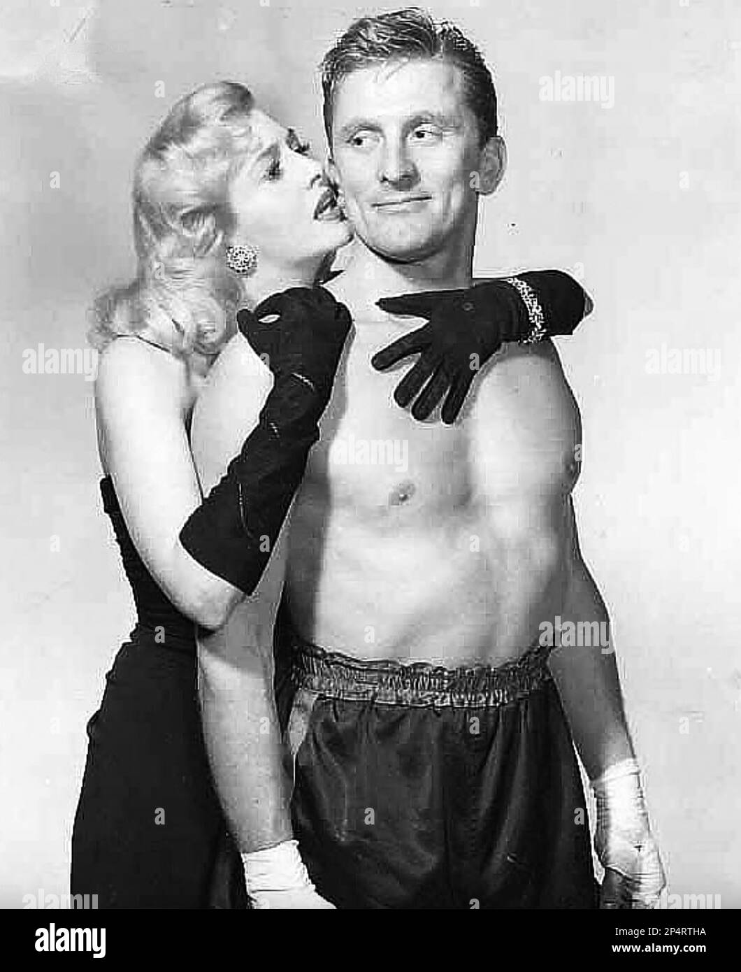 CHAMPION 1949 United Artists film with Kirk Douglas and Marilyn Maxwell Stock Photo - Alamy