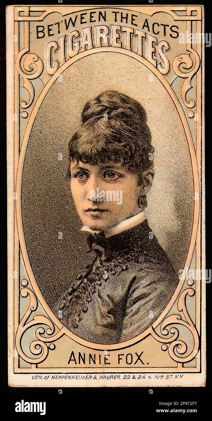 Portrait of One of the First Ever Issued - Vintage Cigarette Card Stock ...