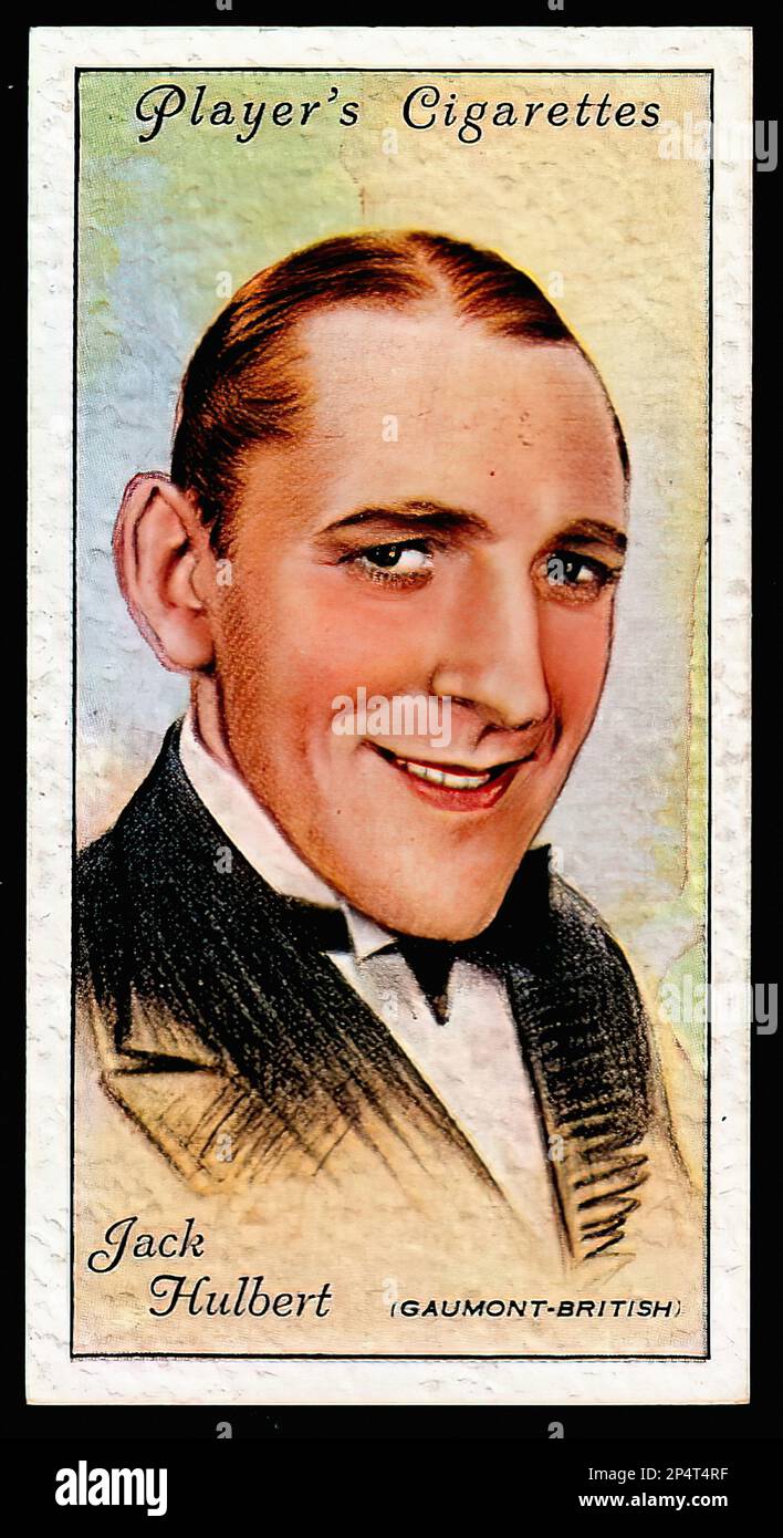 Portrait of Jack Hulbert - Vintage Cigarette Card 03 Stock Photo - Alamy