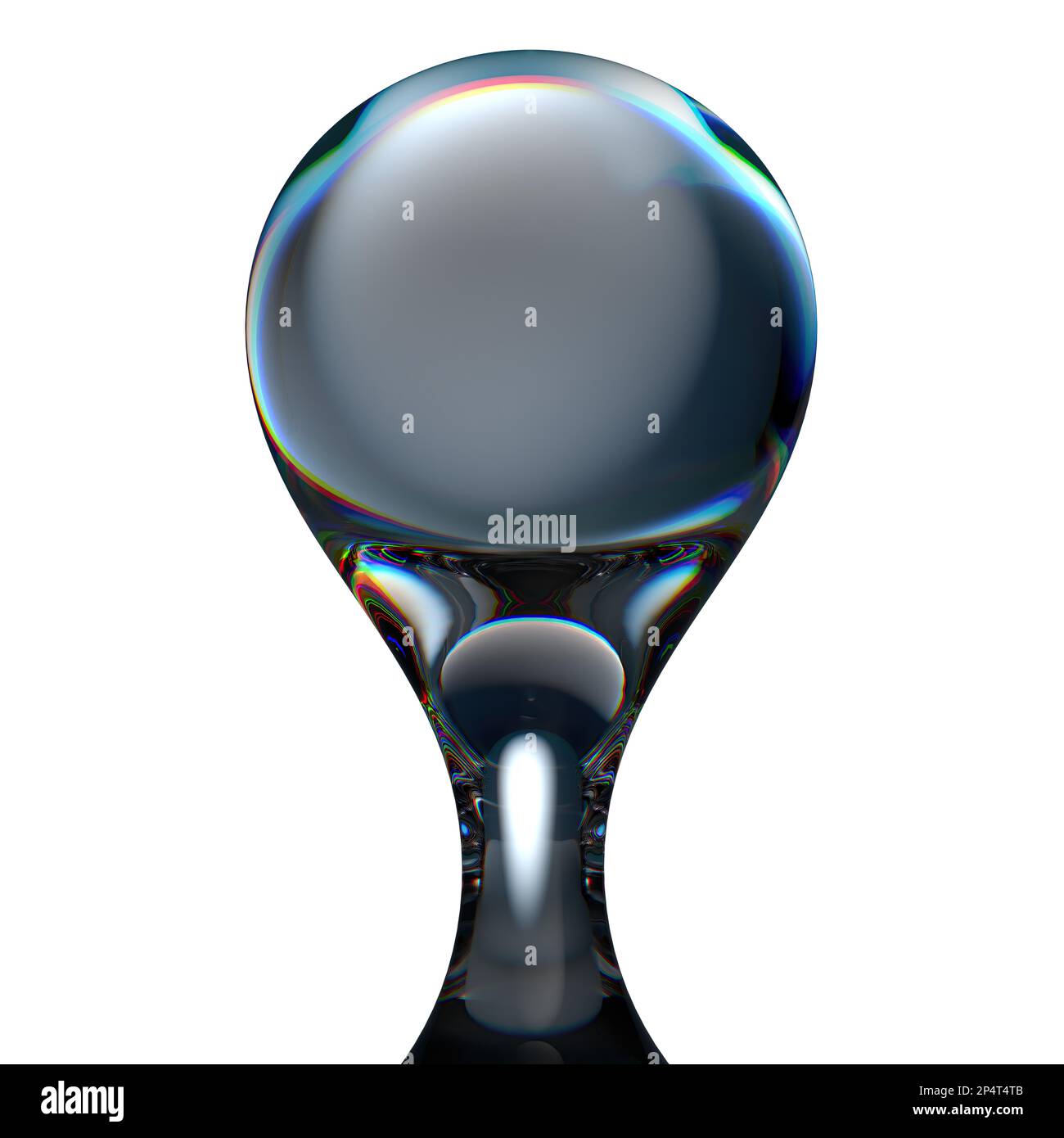 transparent rising round water drop dripping water fresh clean water ...