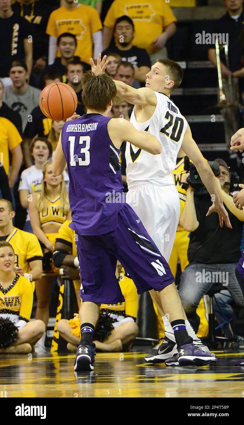 Jan. 9, 2014 - Iowa City, Iowa, USA - January 09, 2014: Iowa forward ...
