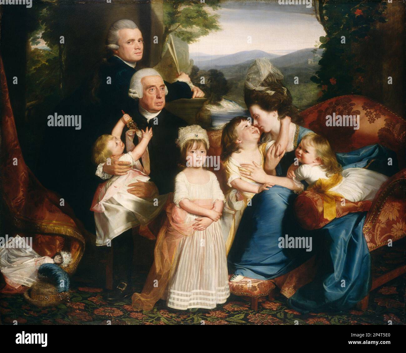 John Singleton Copley The Copley Family 1776/1777 Stock Photo - Alamy