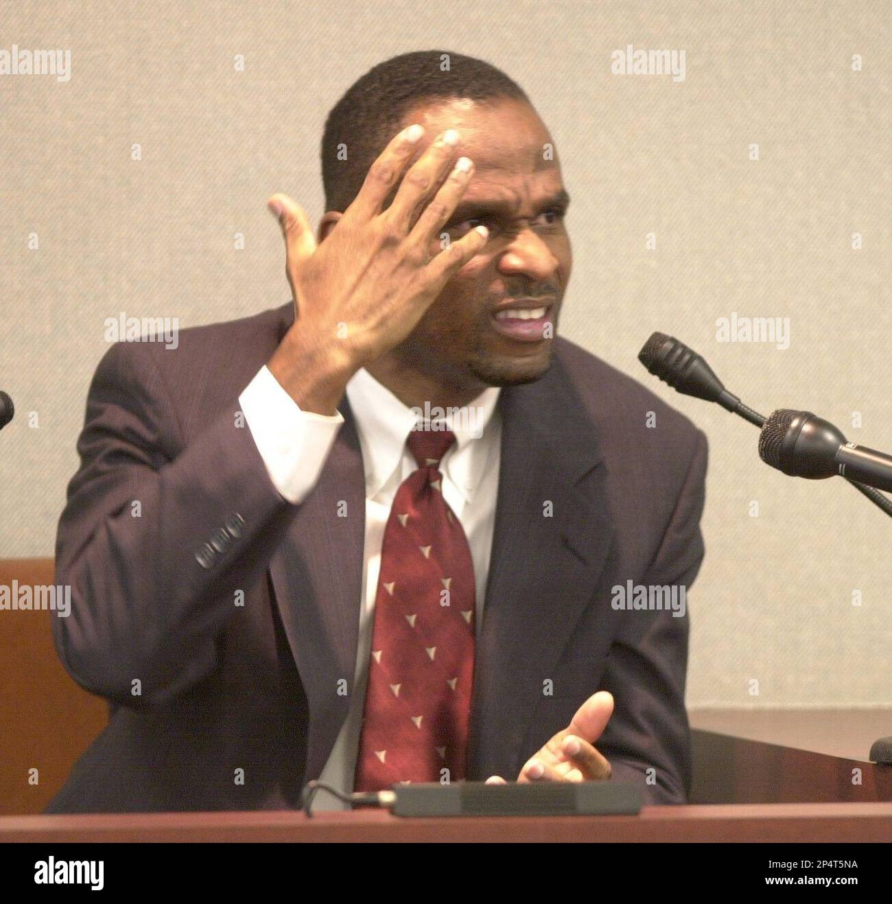 Patrick Cuffy was on the stand all day in the Derwin Brown murder case ...