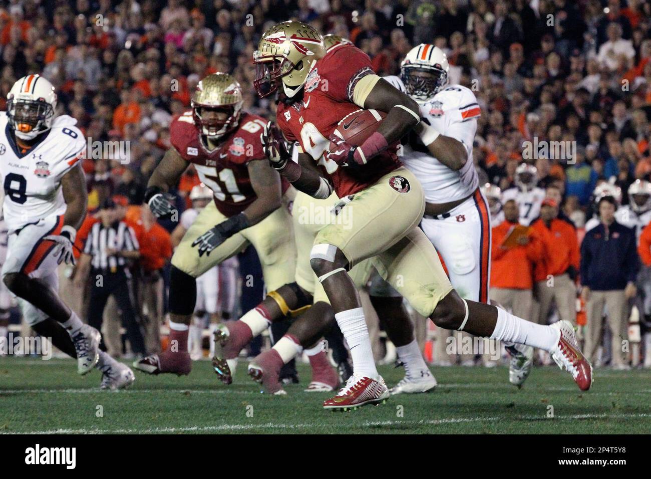 Florida State Seminoles running back Karlos Williams (9) during the ...