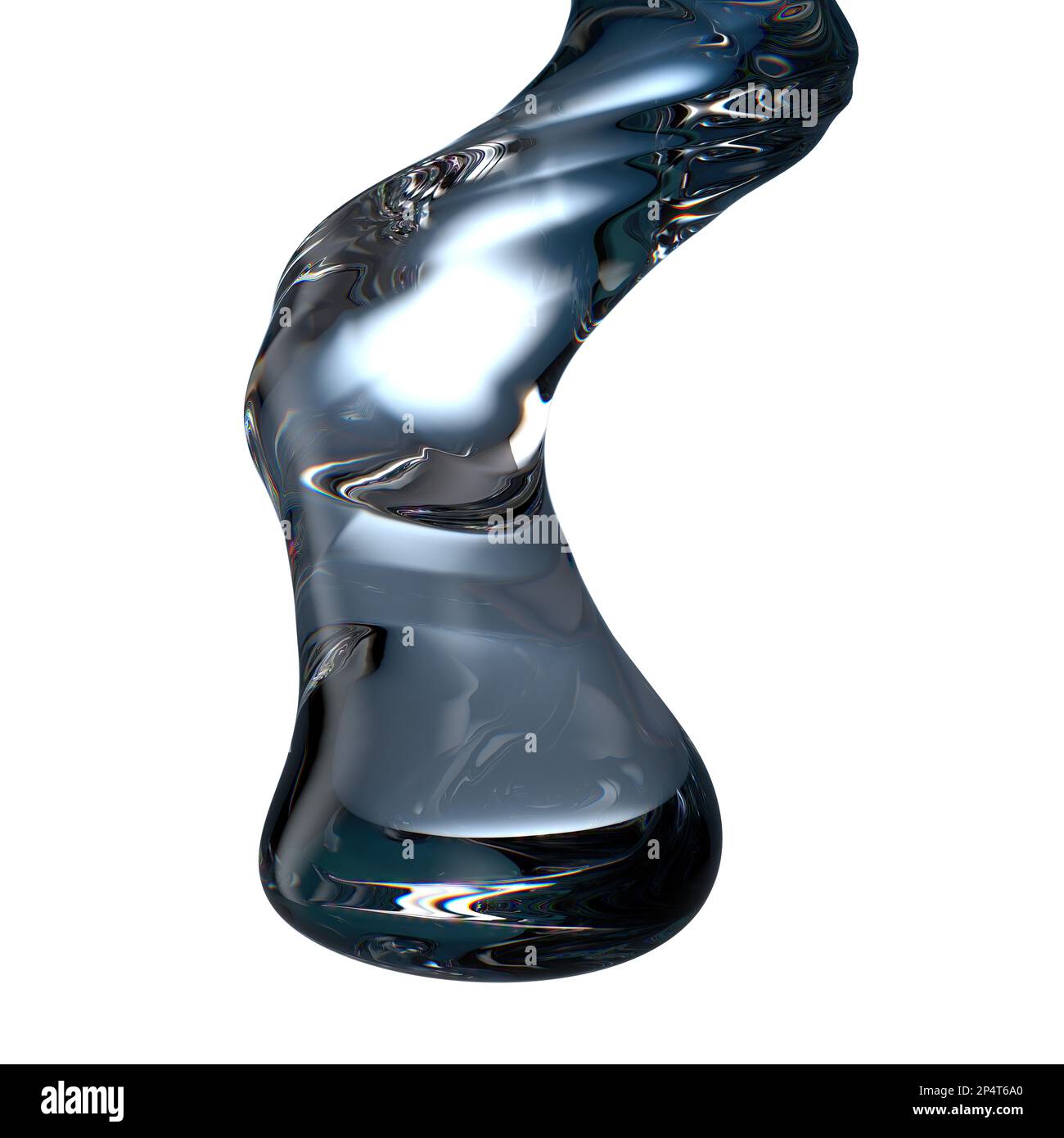 Fresh and clean water graphic design element material of hyaluronic ...