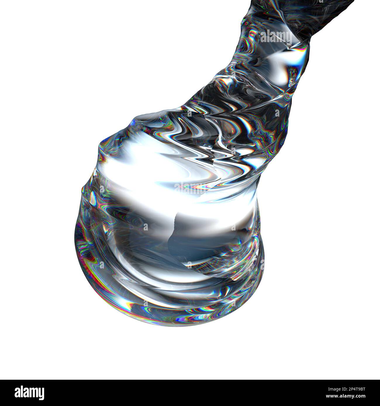 Fresh and clean water graphic design element material of transparent ...