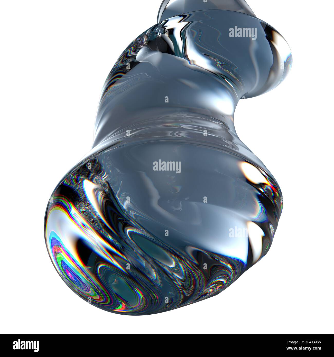 transparent striking cosmetic twist hyaluronic acid dripping water ...