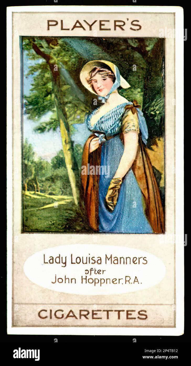 Lady louisa manners hi-res stock photography and images - Alamy