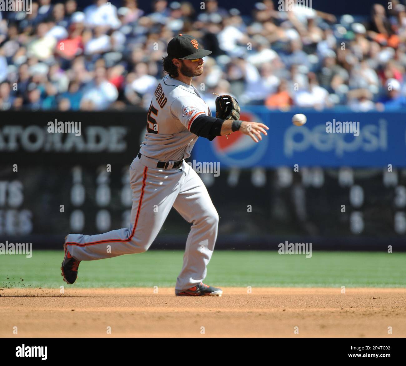 San Francisco Giants infielder Brandon Crawford (35) during game ...