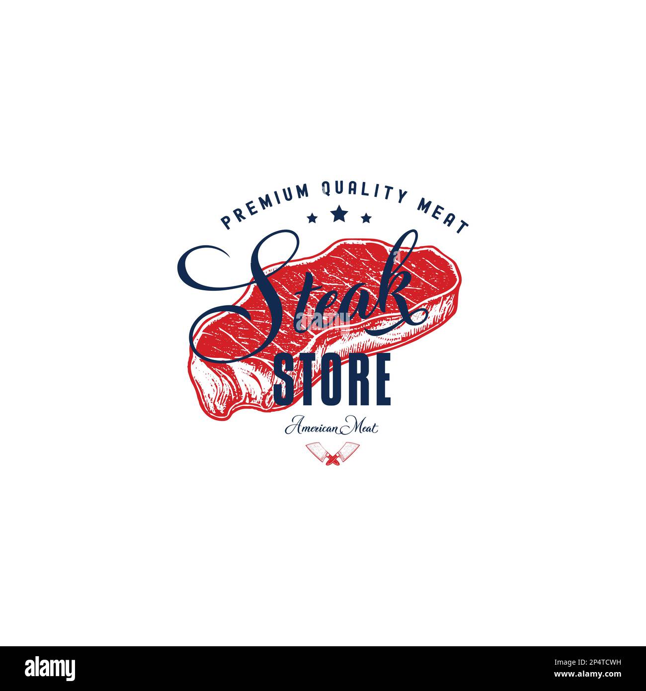 The Flash Instant Steak Abstract Vintage Vector Emblem, Label or Logo ...