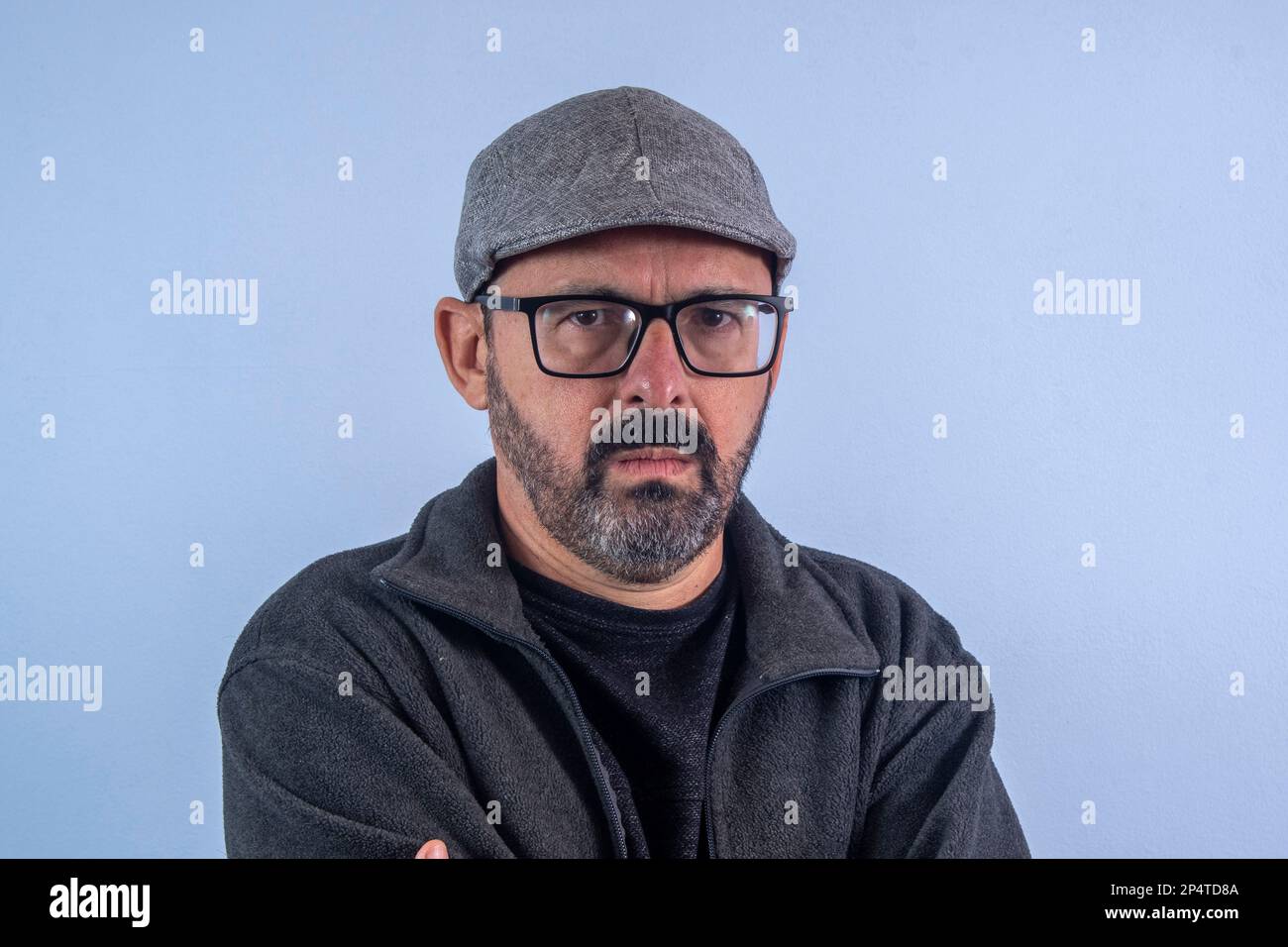Face expression grandfather angry hi-res stock photography and images ...